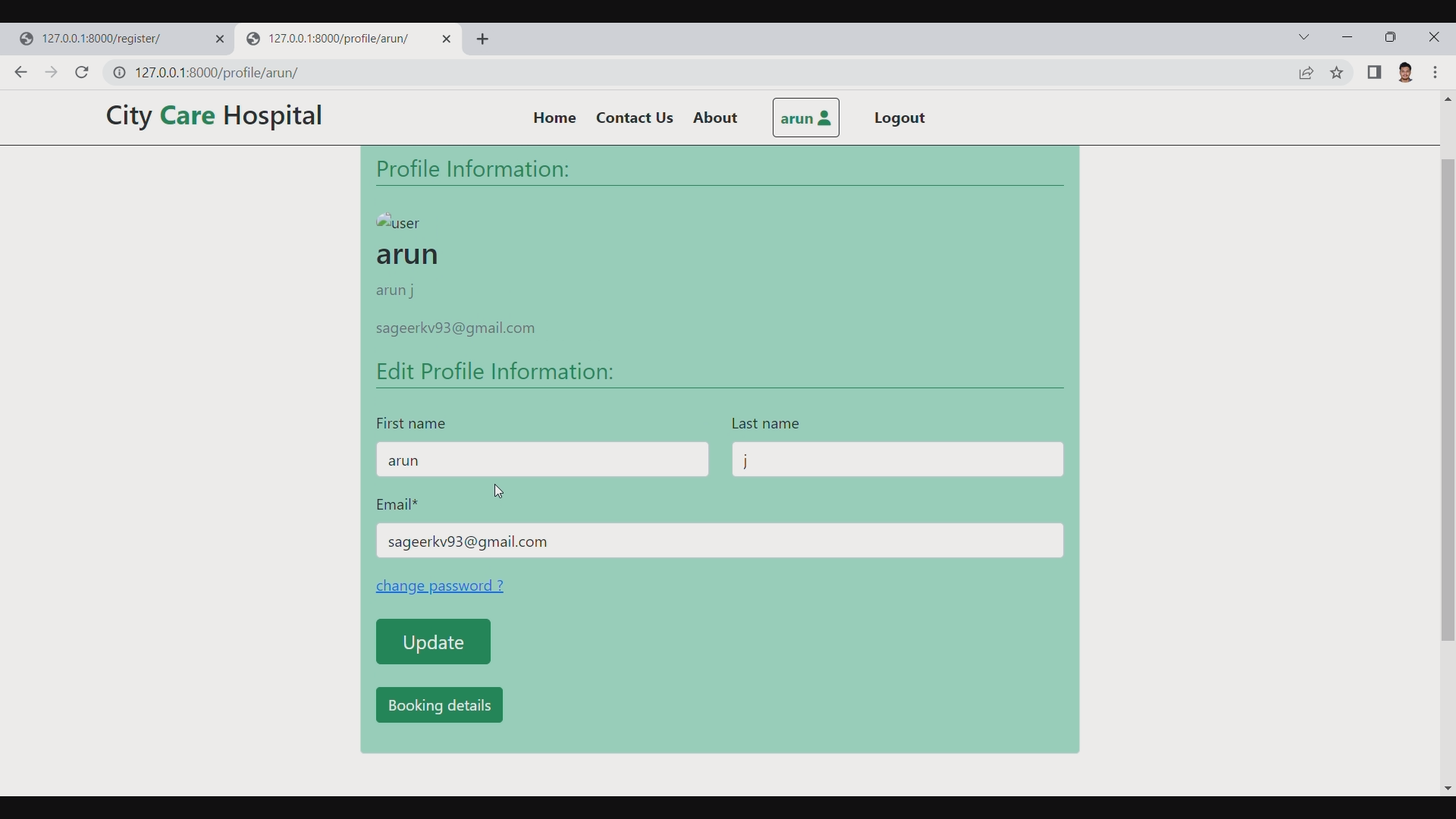 GitHub - sageerkv/HOSPITAL-MANAGEMENT-AND-PATIENT-BOOKING-SYSTEM