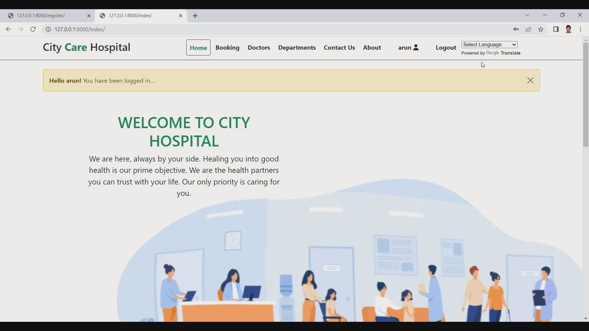 GitHub - sageerkv/HOSPITAL-MANAGEMENT-AND-PATIENT-BOOKING-SYSTEM