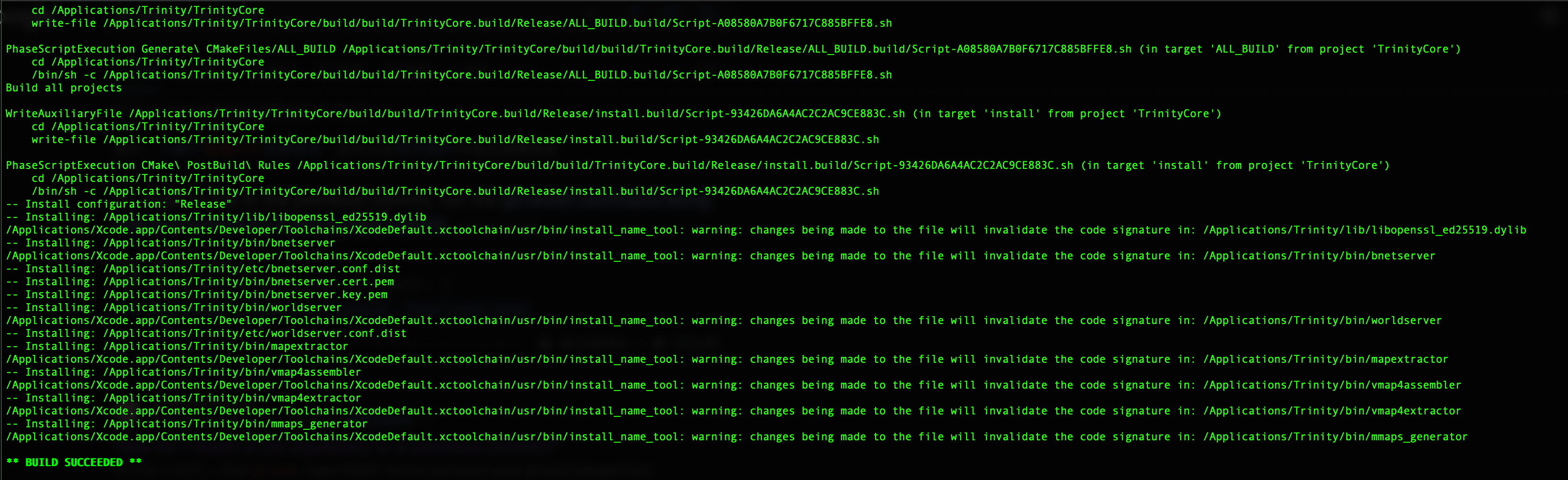 Unable To Build The Project After Commit 5425684 · Issue 28909 · Trinitycoretrinitycore · Github