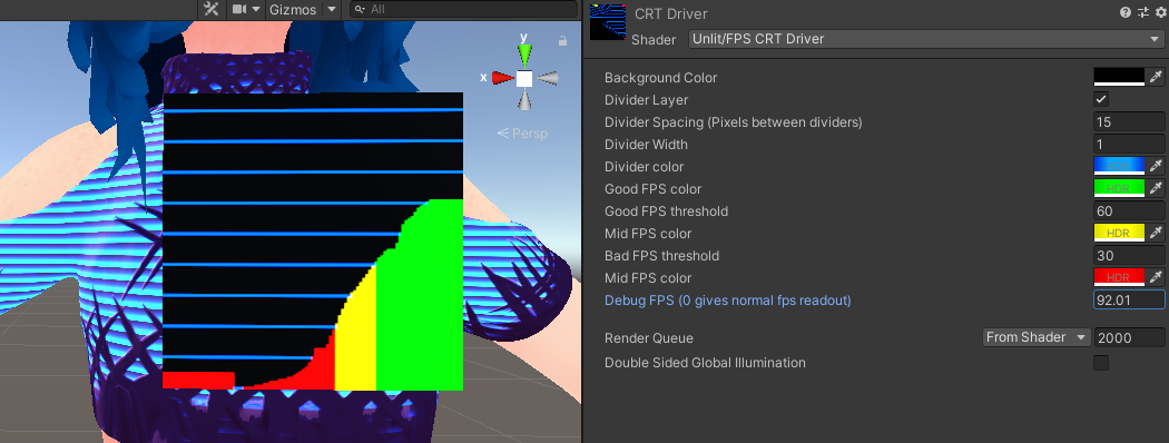 GitHub - ZekkVRC/FPSGraphShader: FPS Graph intended to be used in VRChat.