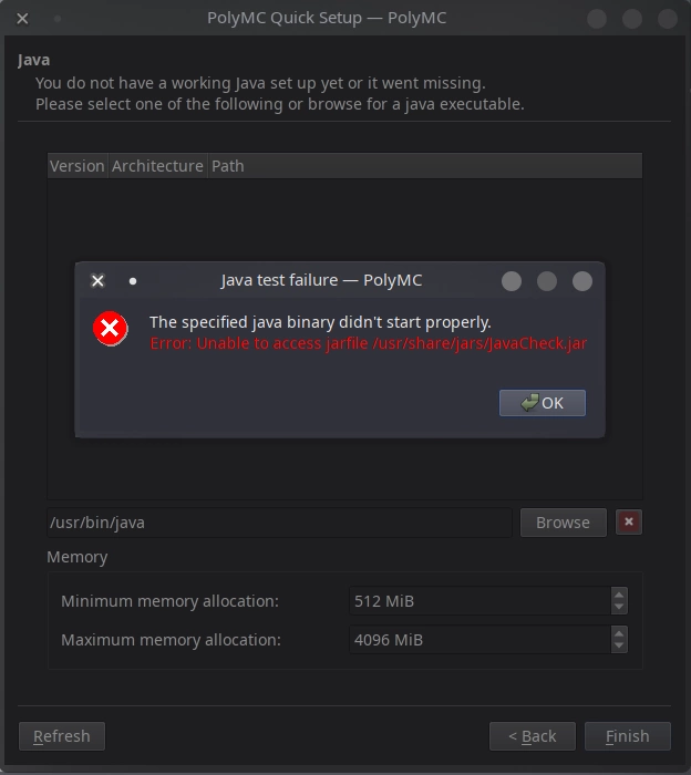 AppImage doesn't contain JavaCheck · Issue #117 · PolyMC/PolyMC · GitHub