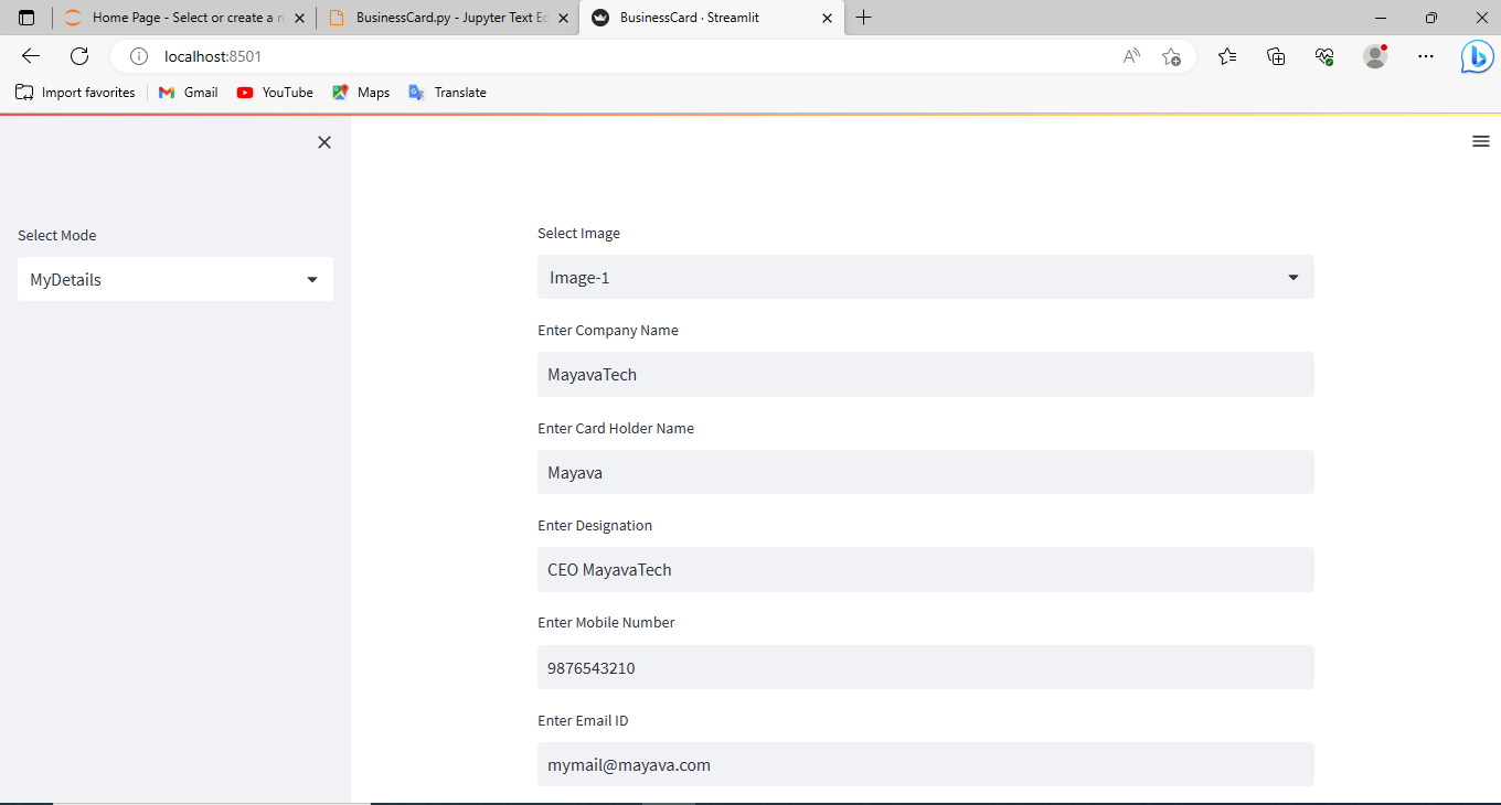 GitHub - sureshkumaroffl/BusinessCard: Business Card