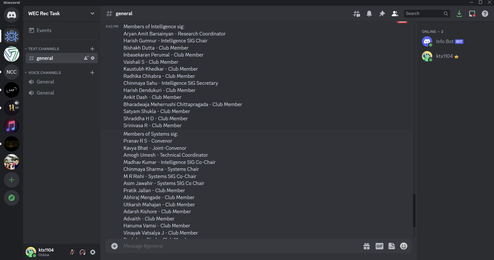GitHub - Kaushik2201/WebClub-Discord-ChatBot: This repository has been created for GDSC recs 2023