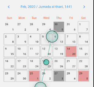 Calendar displayed with 6 rows instead of 5 · Issue #113 · hyochan/flutter_calendar_carousel ...