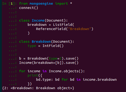 KeyError on ListField(ReferenceField) · Issue #2679 · MongoEngine/mongoengine · GitHub