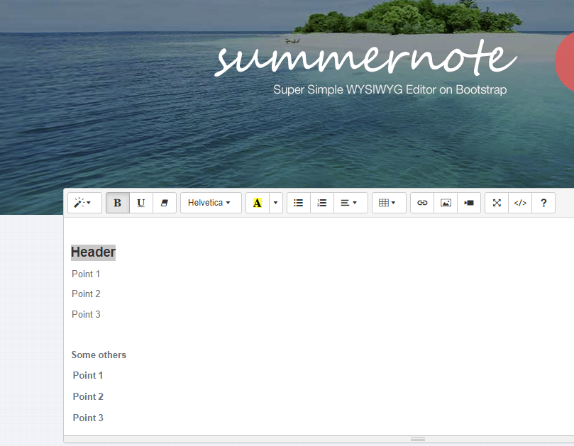When copying and pasting from a Word document, bullet point lists are not displayed as expected ...