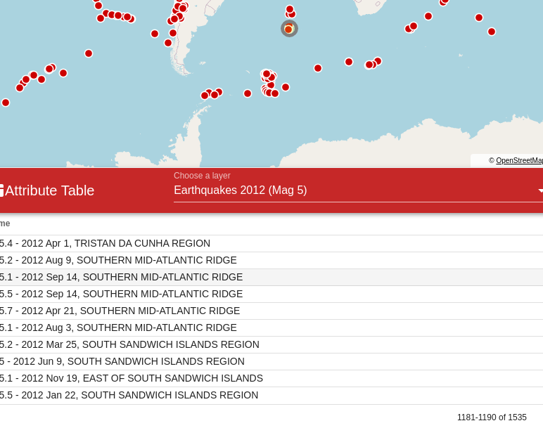 Attributetable Map Interaction By Jakobmiksch · Pull Request 197 · Wegue Osswegue · Github 