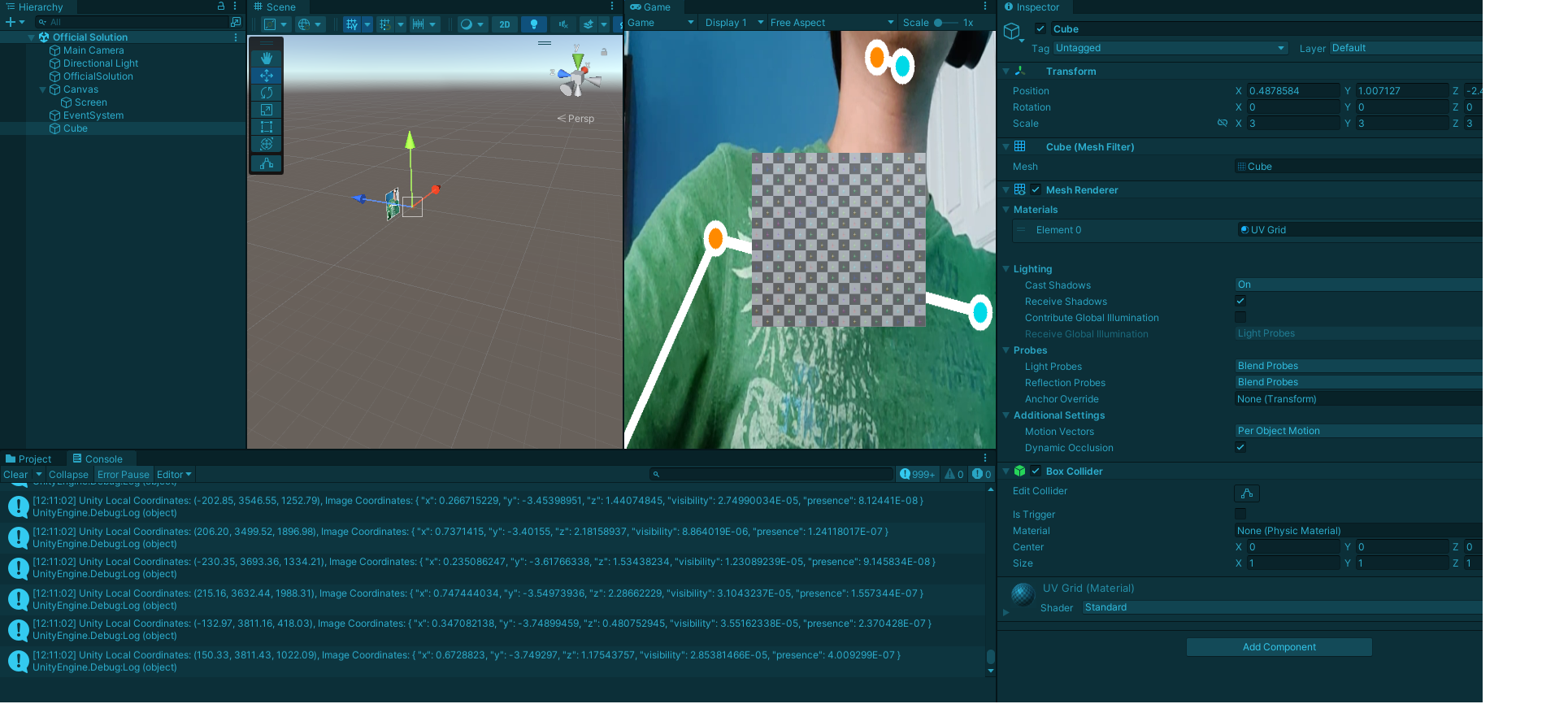 3D object not attaching properly in my Landmarks · Issue #835 · homuler/MediaPipeUnityPlugin ...