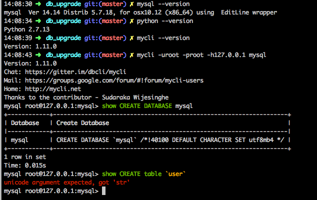Unable to display rows with newlines on Python 2 · Issue #479 · dbcli/mycli · GitHub