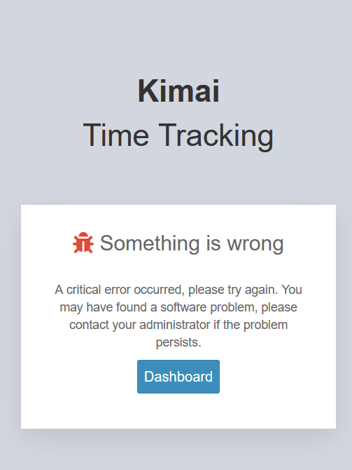 500 Error Logs Show PHP · Issue #3639 · kimai/kimai · GitHub