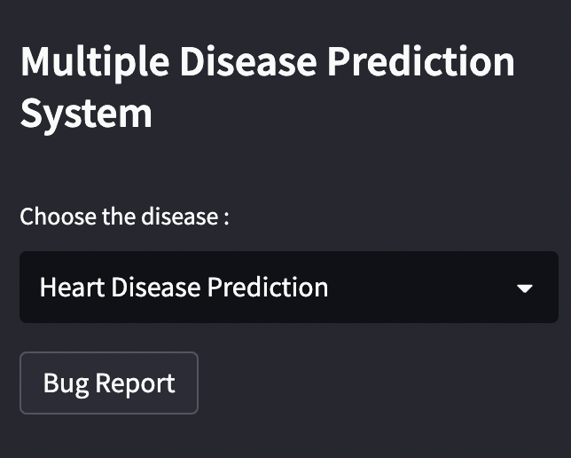GitHub - bennettswallaby/Multiple-Disease-Prediction-Hosted: Multiple Disease Prediction Webapp ...