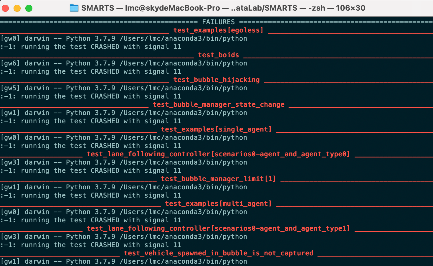 Install failed · Issue #375 · huawei-noah/SMARTS · GitHub