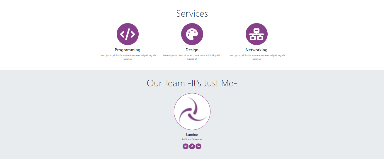 GitHub - frknslck/Lumine-First-Bootstrap-Page