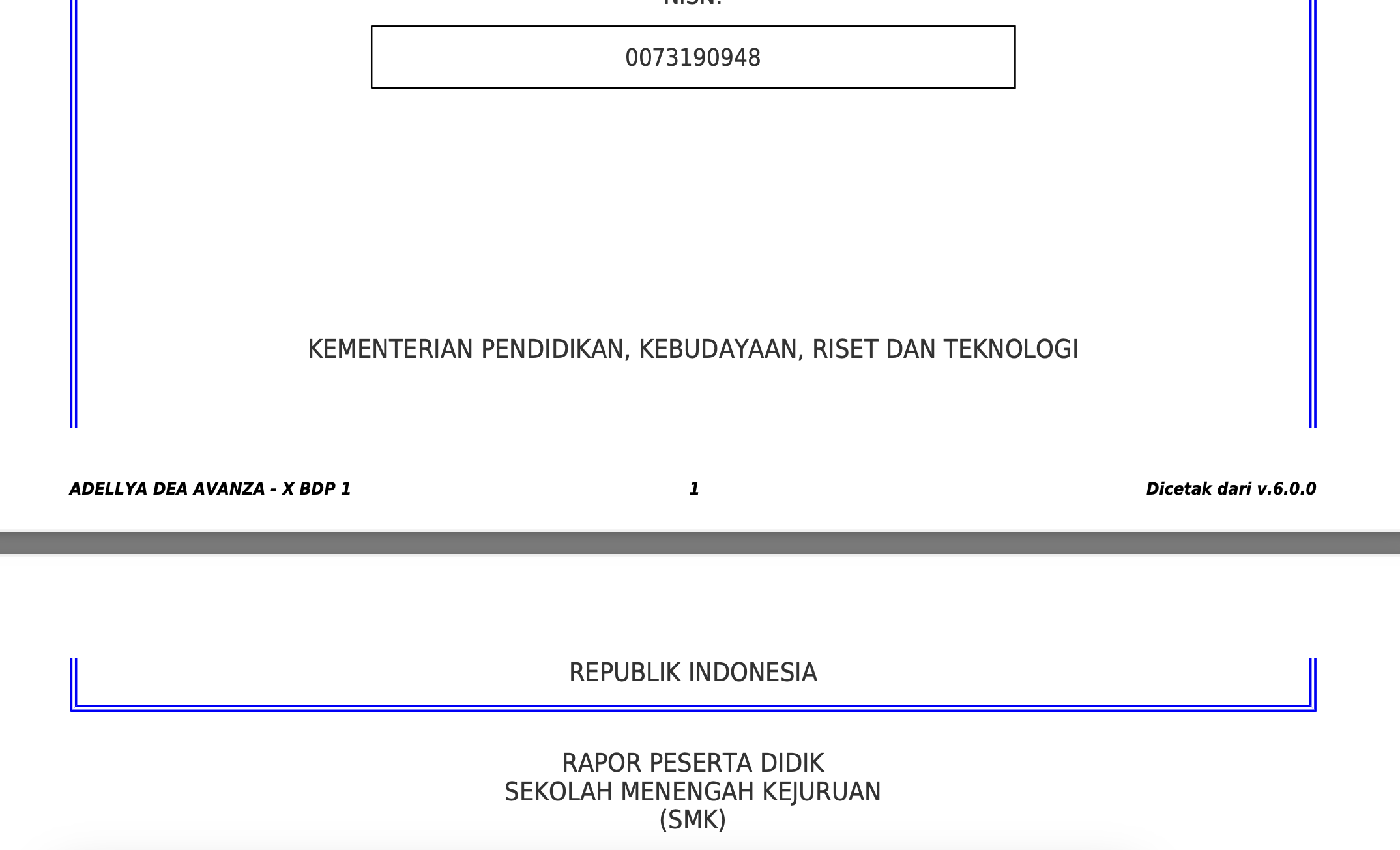 Cetak Rapor Halaman Depan ... · Issue #74 · eraporsmk/erapor6 · GitHub
