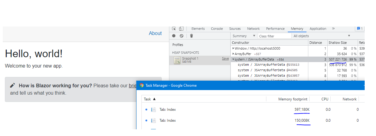 Repeatedly reloading of .NET 6 Blazor wasm page in Firefox causes out of memory · Issue #39305 ...