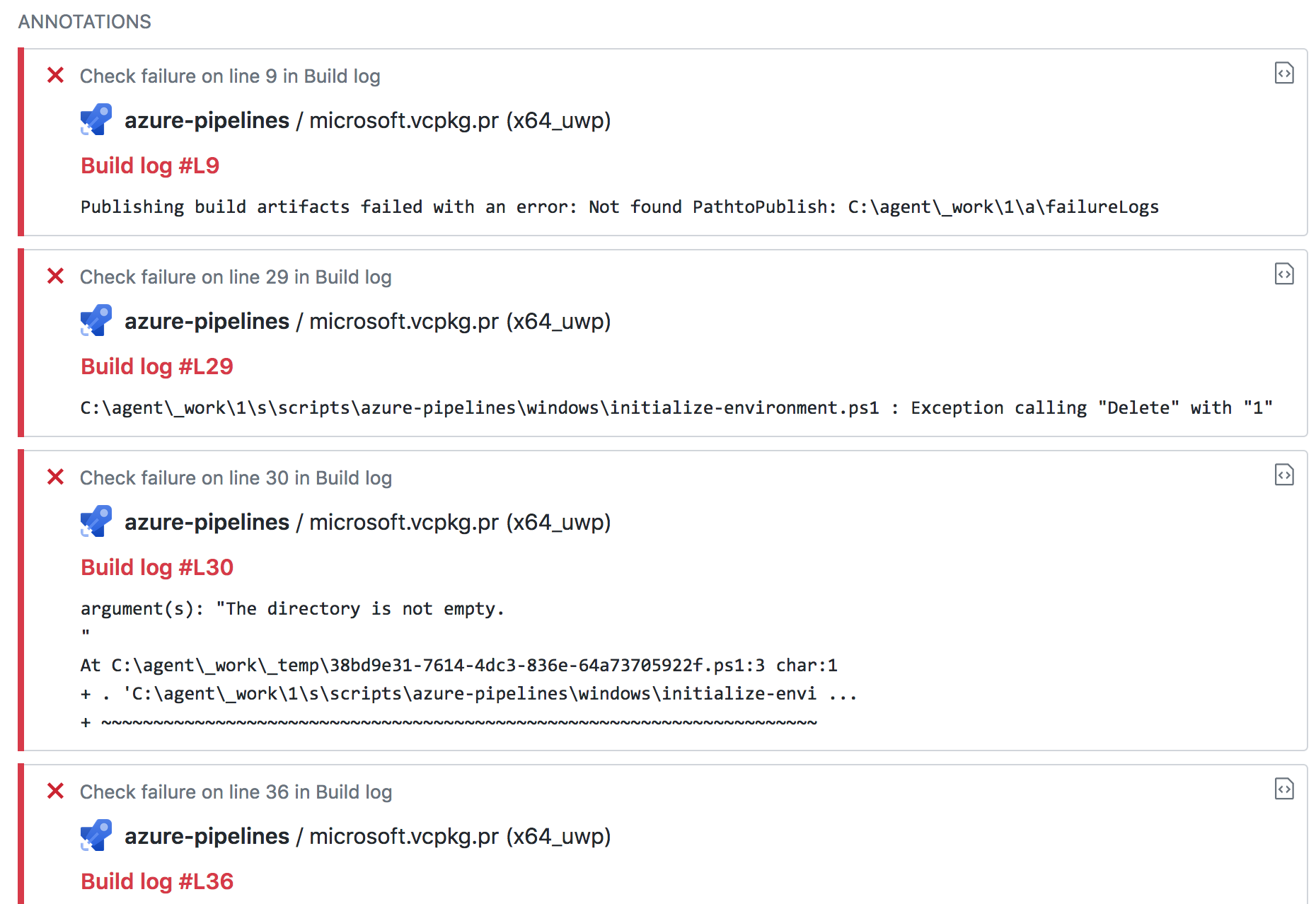 port log files with build errors are out of reach · Issue #11413 ...