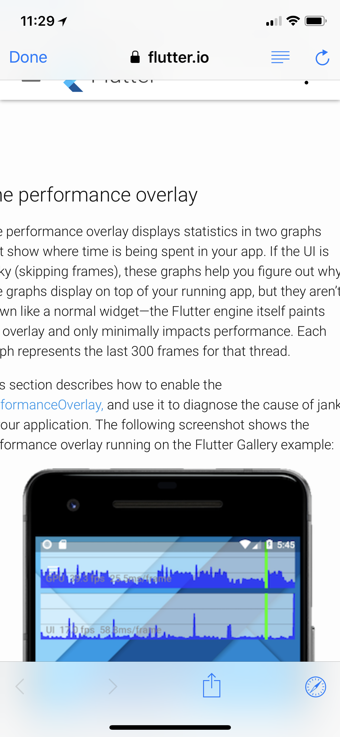 https://flutter.io/ui-performance/#the-performance-overlay looks poor in mobile safari · Issue ...