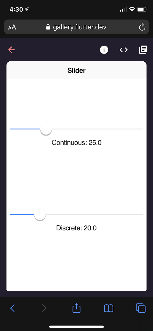Cupertino Slider shadows are too strong/harsh on the web · Issue #55930 · flutter/flutter · GitHub