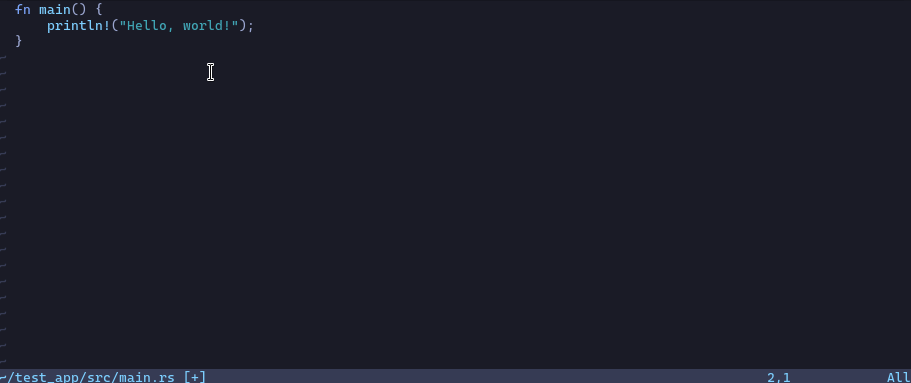 Return does not fill in arguments · Issue #7 · sharksforarms/neovim-rust · GitHub