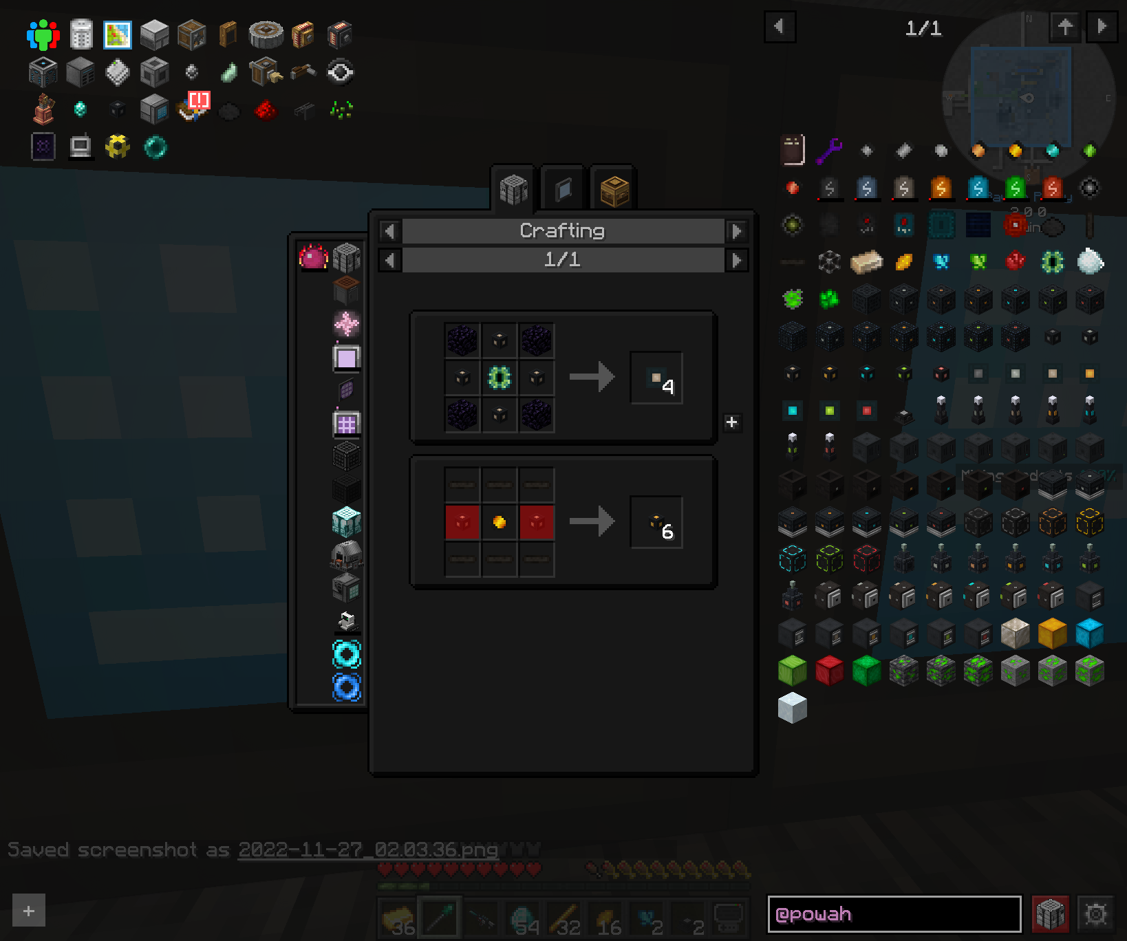 [Bug]: Refined storage don't see energy cable from powah in fast crafting · Issue #2168 ...