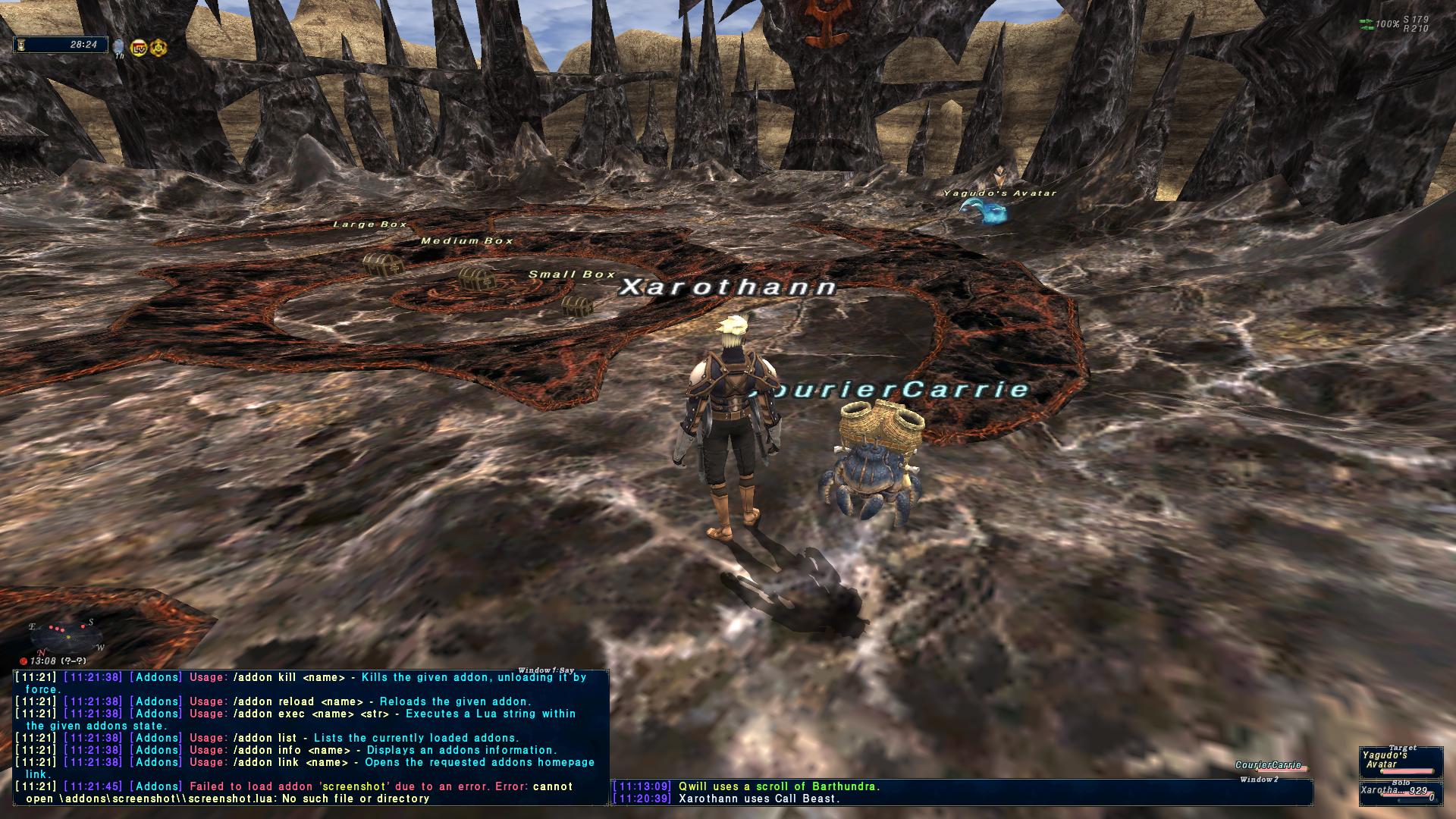 Treasure and Tribulations - Random "Yagudo's Avatar" in Battle Ring ...