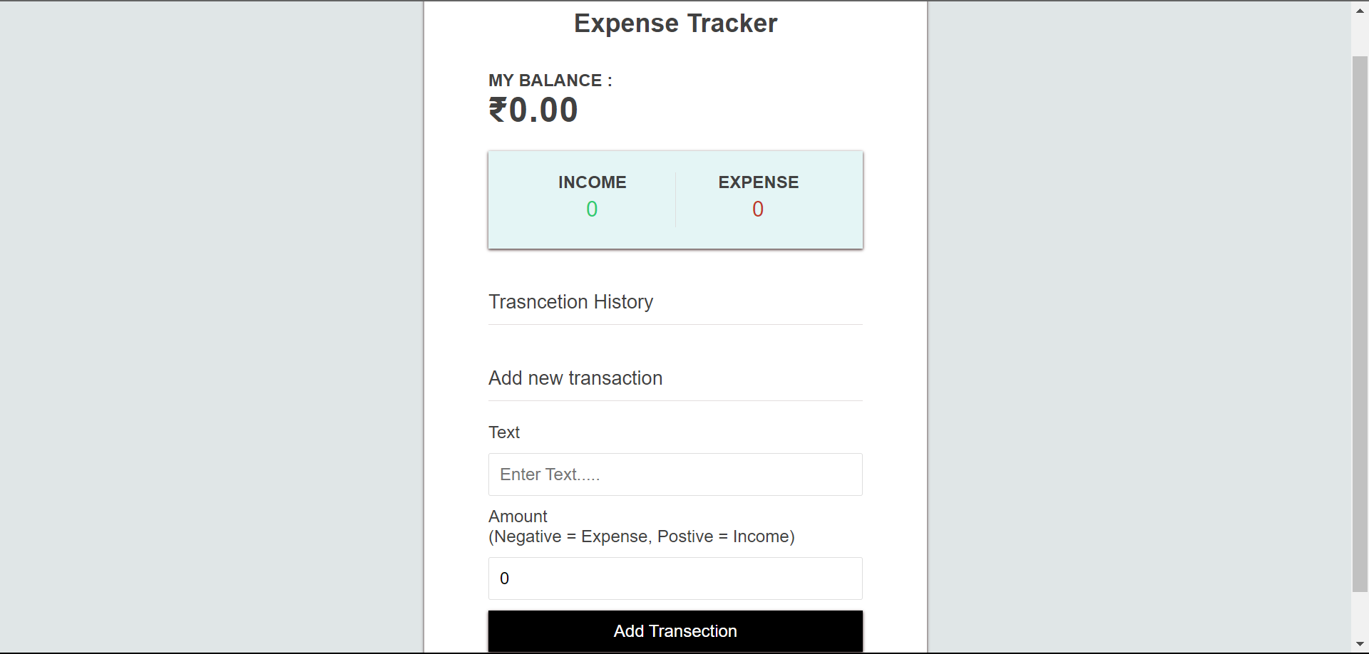 GitHub - anishajangid7474/Expense-tracker: Effortlessly manage income ...