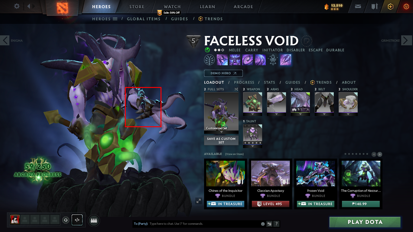 Chines of the Inquisitor - Arms BUG · Issue #6204 · ValveSoftware/Dota2-Gameplay · GitHub