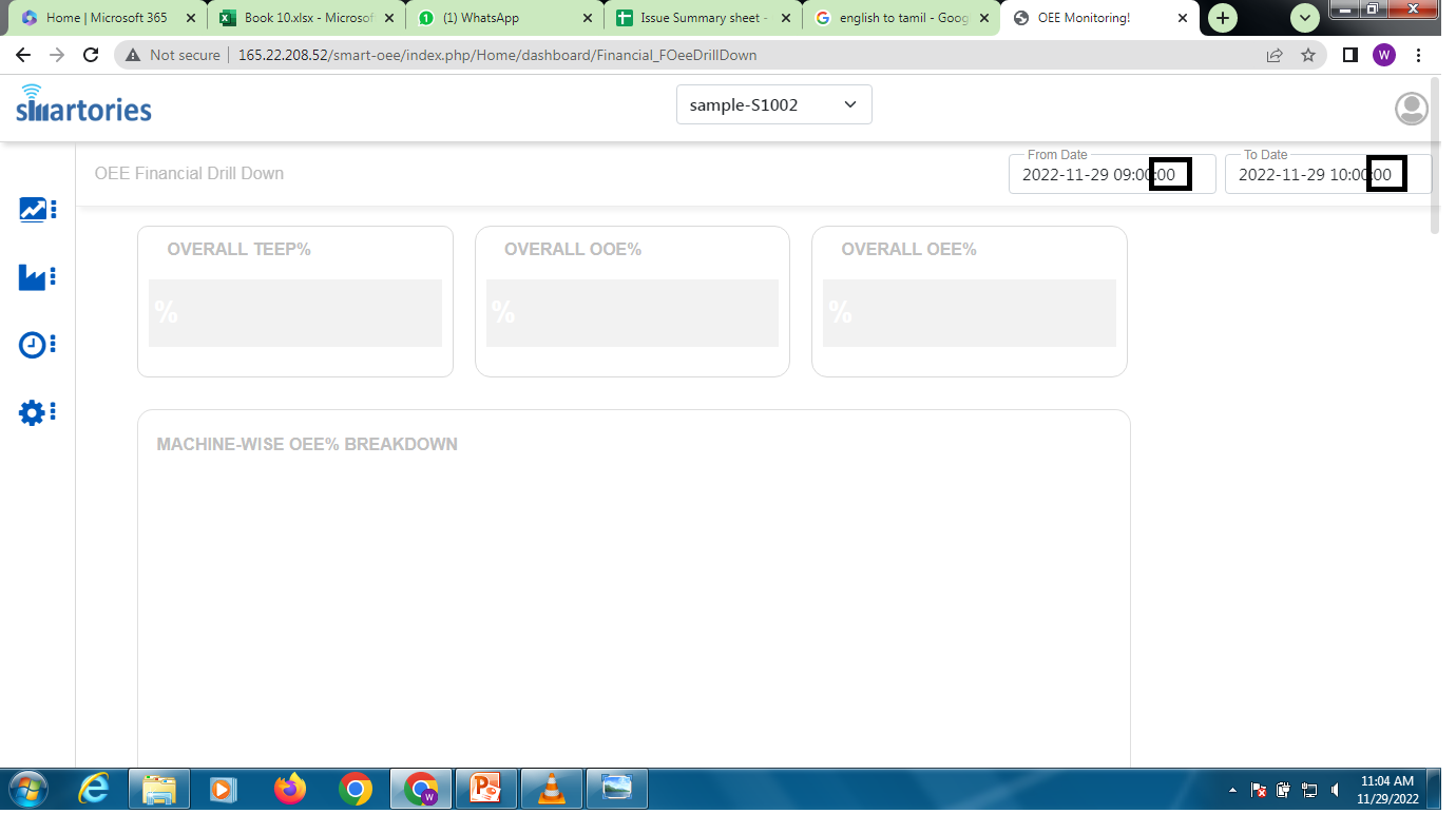 financial metrics from date to date shows seconds in the selected option · Issue #38 · SmartMach ...