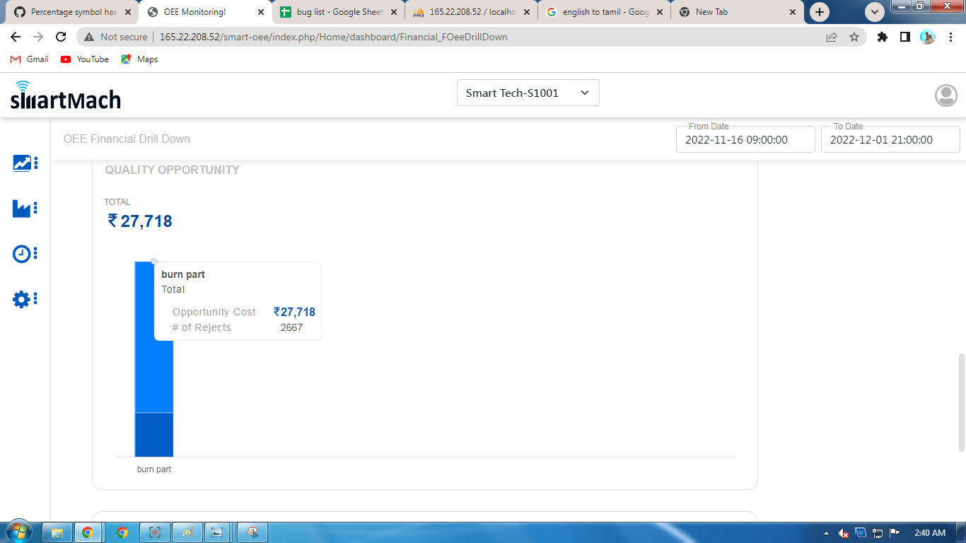 quality oppertunity does not shown · Issue #16 · SmartMach/webapp-v1 · GitHub