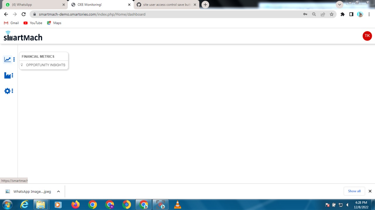 financial oee drill down not shown for site user · Issue #80 · SmartMach/webapp-v1 · GitHub