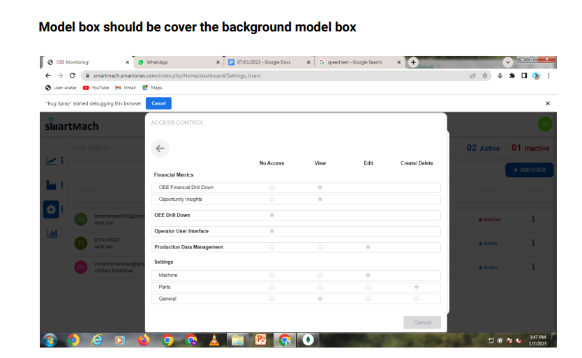access control model box alignment · Issue #204 · SmartMach/webapp-v1 ...