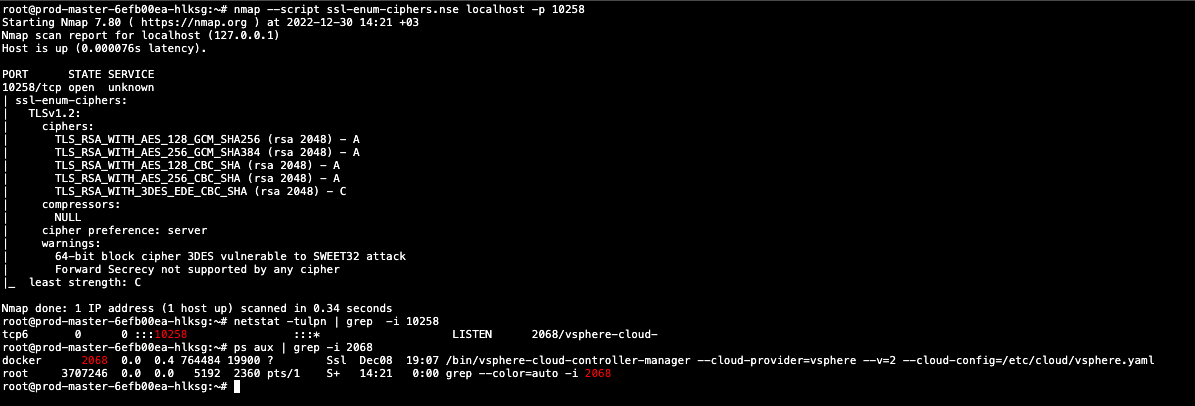 CVE-2016-2183 Security Update for vsphere cloud controller manager ...