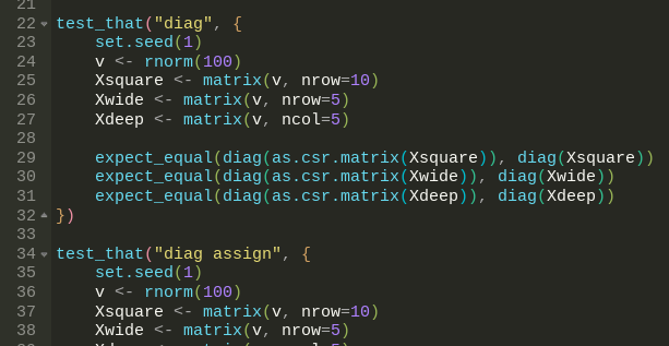 Request: recognize testthat sections as named code sections · Issue ...