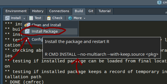 Install In Build Pane Is Confusing And Default Option Is Not What One Usually Wants · Issue 