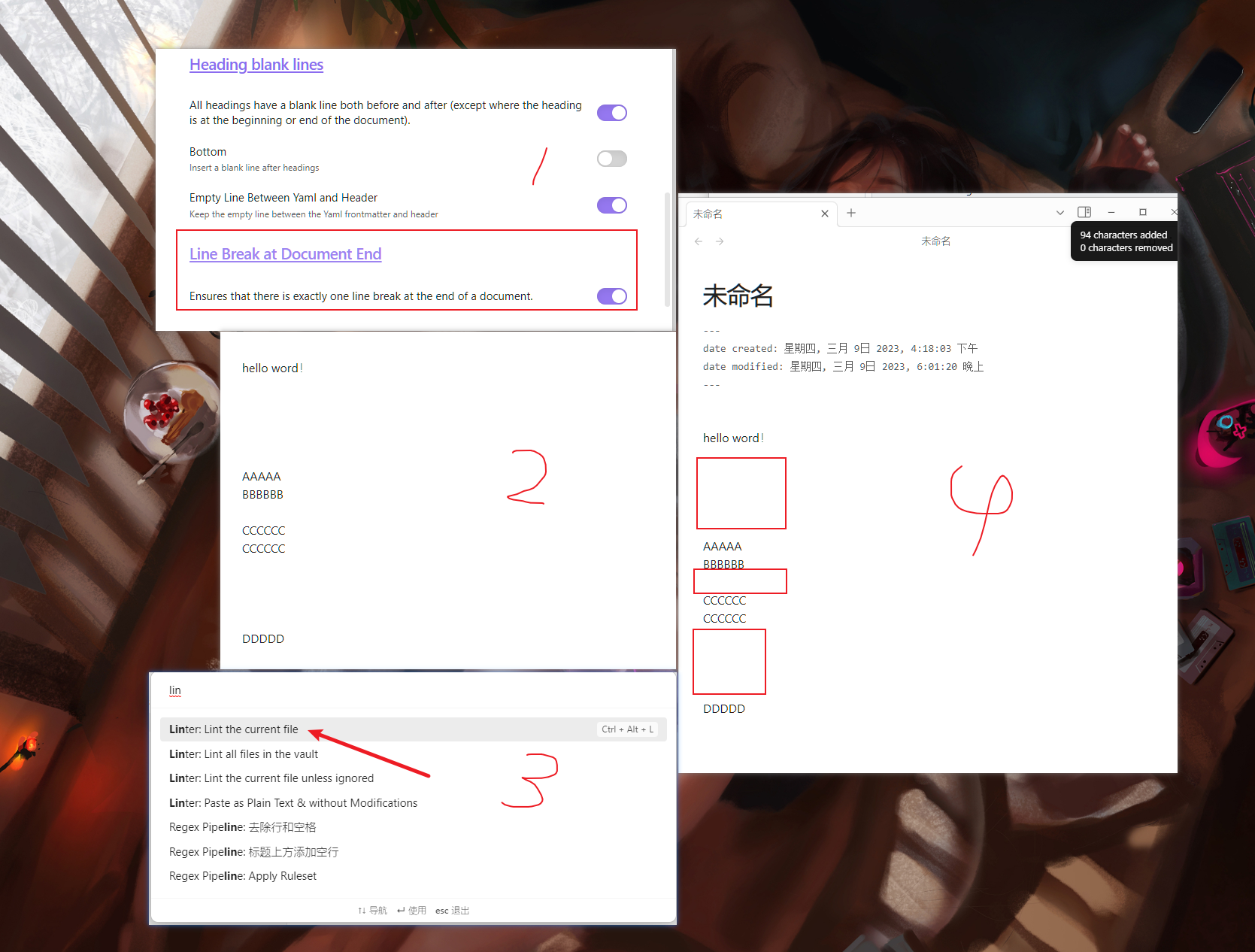 FR Remove Blank Lines In File Issue 642 Platers obsidian linter