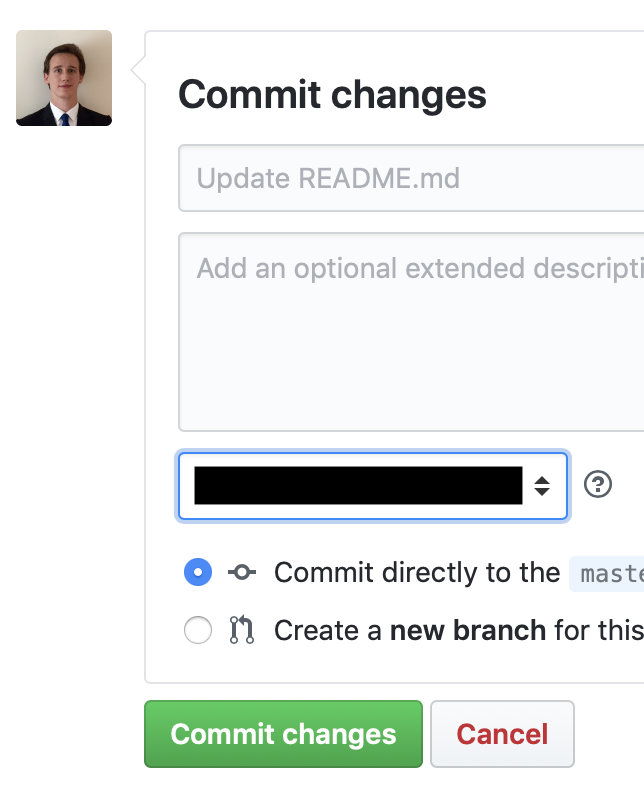 Select commit email when merging · Issue #1521 · isaacs/github · GitHub