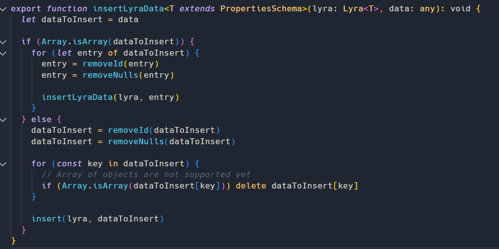 Create a Lyra database from anywhere.