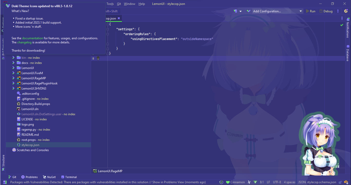 Possibility to have the same border style in all stickers · Issue #239 · doki-theme/doki-master ...