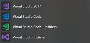 Use the same Start Menu folder for Stable and Insiders · Issue #49796 ...