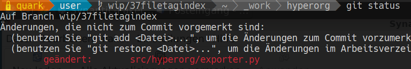 Lost files-modified-indicator for git repositories · Issue #2228 · powerline/powerline · GitHub