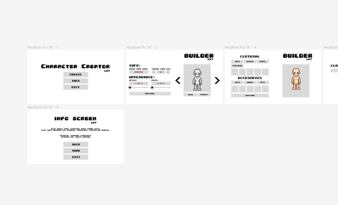 GitHub - zieduvija/Character-Creator-UI_Cibulskis: Pixel-art theme ...