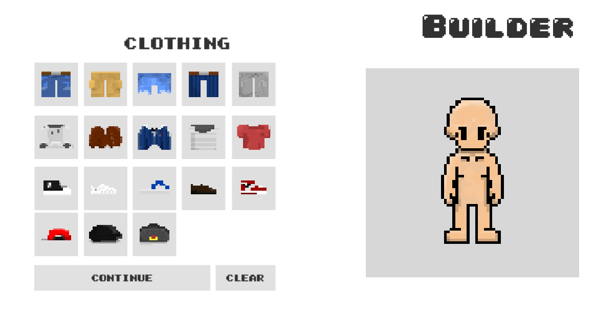 GitHub - zieduvija/Character-Creator-UI_Cibulskis: Pixel-art theme ...