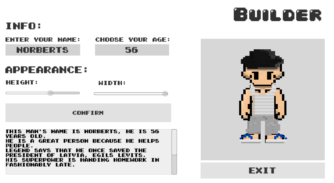 GitHub - zieduvija/Character-Creator-UI_Cibulskis: Pixel-art theme ...