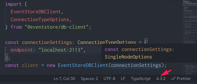 Can't use ConnectionTypeOptions with the EventStoreDB constructor · Issue #166 · kurrent-io ...