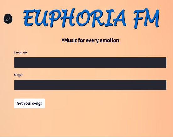 GitHub - PranD2802/EUPHORIA-FM: MOOD BASED SONG RECOMMENDATION SYSTEM