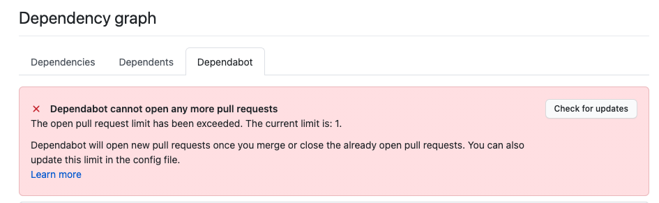 open-pull-requests-limit configuration is ignored · Issue #3705 · dependabot/dependabot-core ...