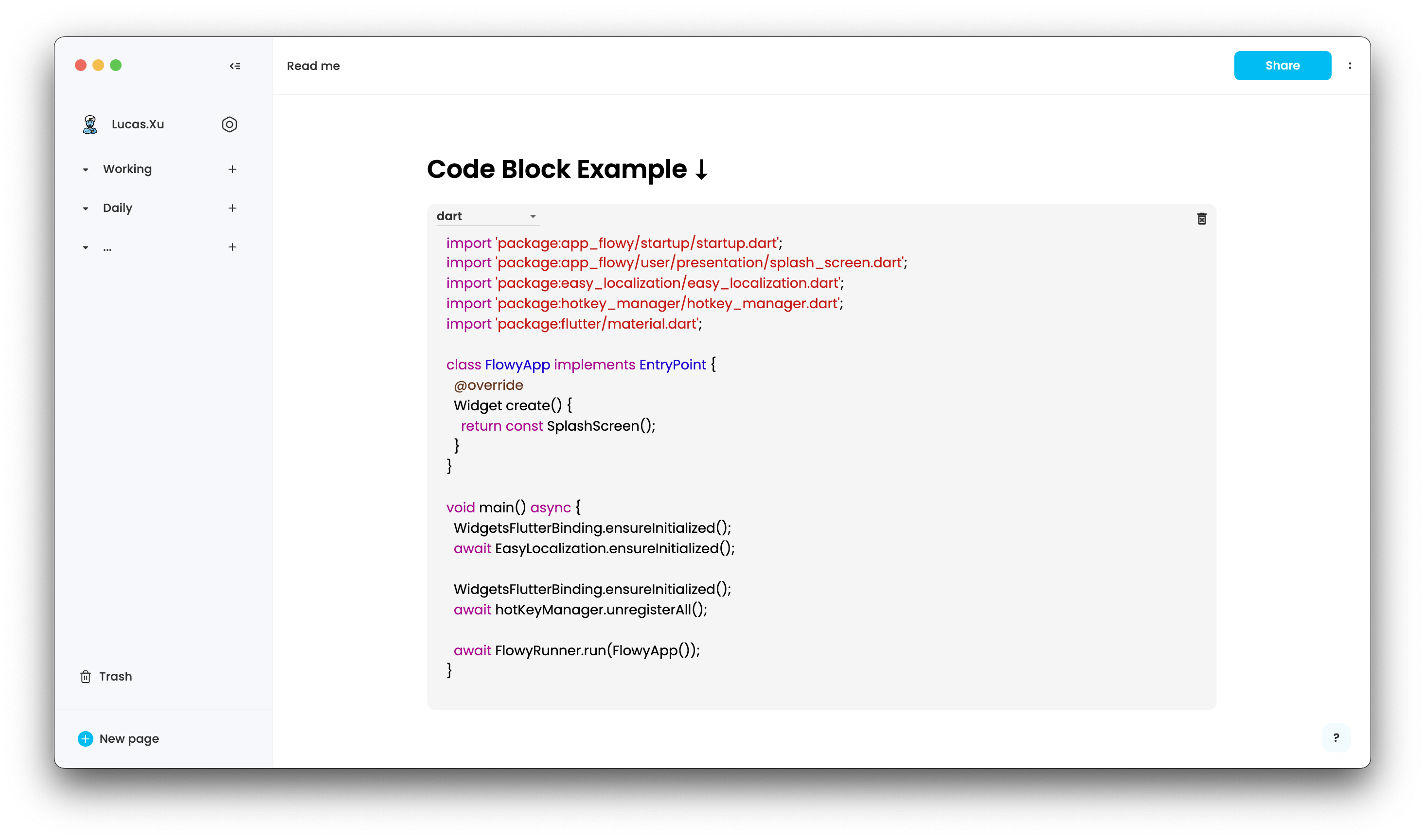 Fr I Need The Funtion For Code Block · Issue 1515 · Appflowy Ioappflowy · Github 