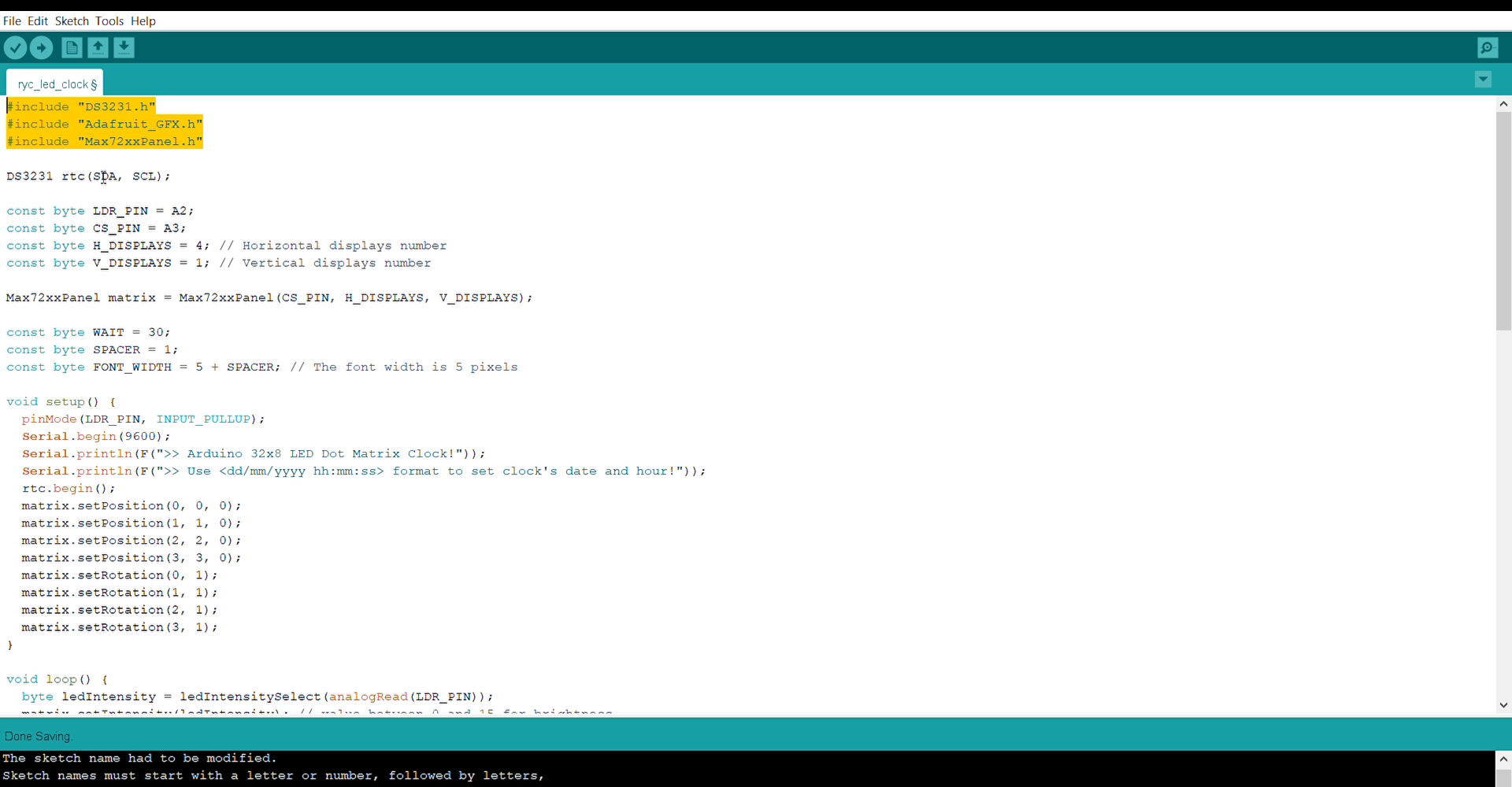 GitHub - hariram810/Simple-Led-Matrix-Clock-With-Physical-Switch