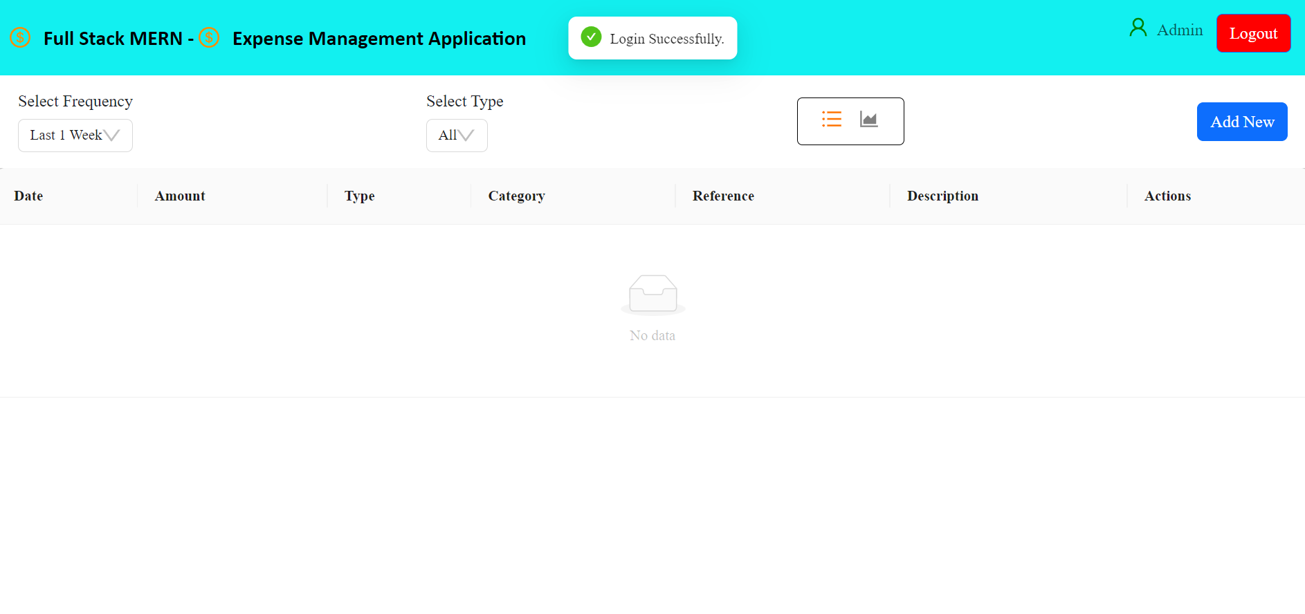 GitHub - Rehbar-Ahmad-Siddiqui/exp-app: MERN Full Stack Expense Management Application
