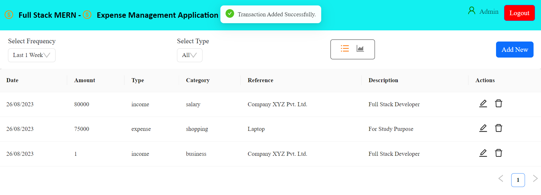 GitHub - Rehbar-Ahmad-Siddiqui/exp-app: MERN Full Stack Expense Management Application